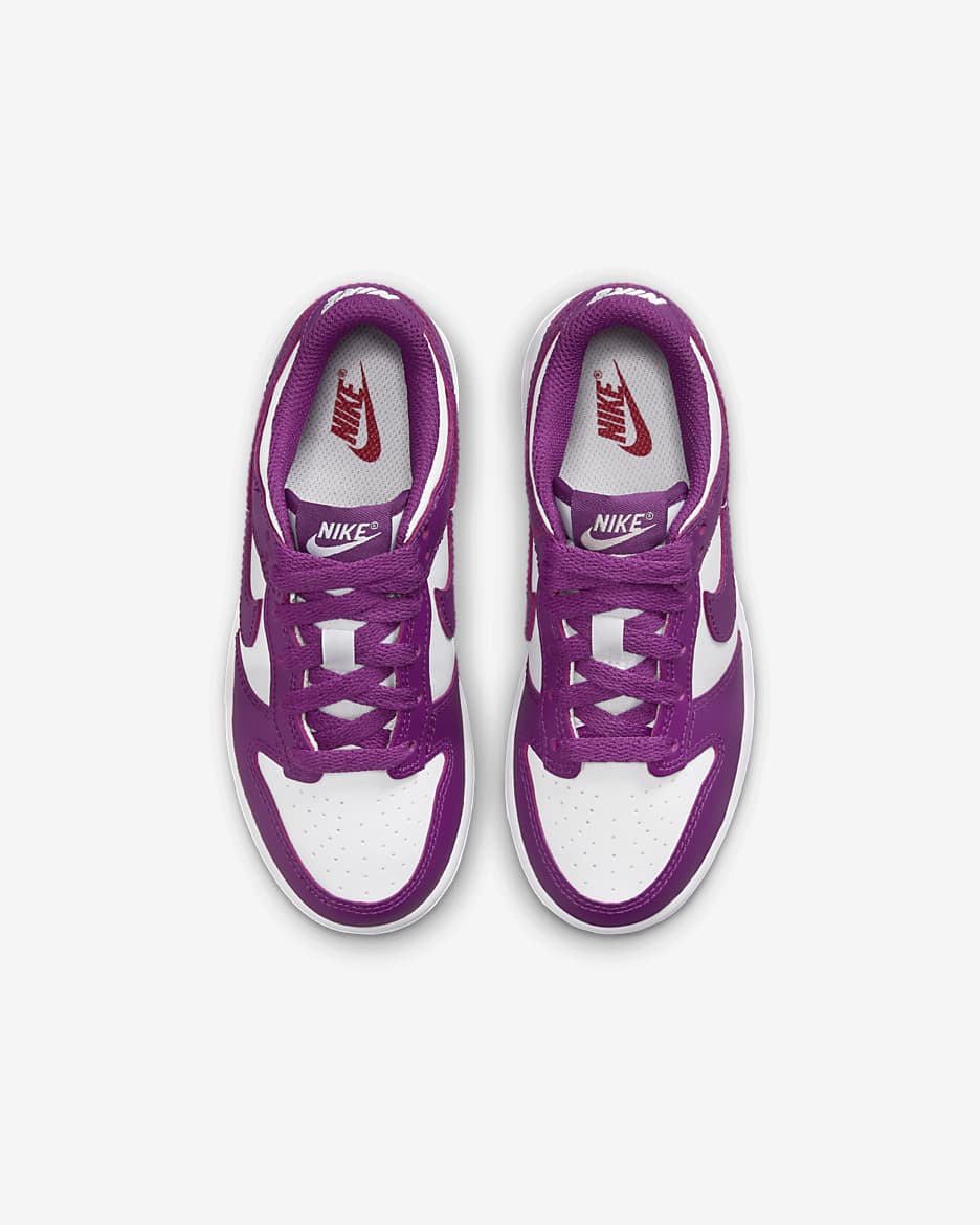 Tenis para niños de preescolar Nike Dunk Low. Nike.com