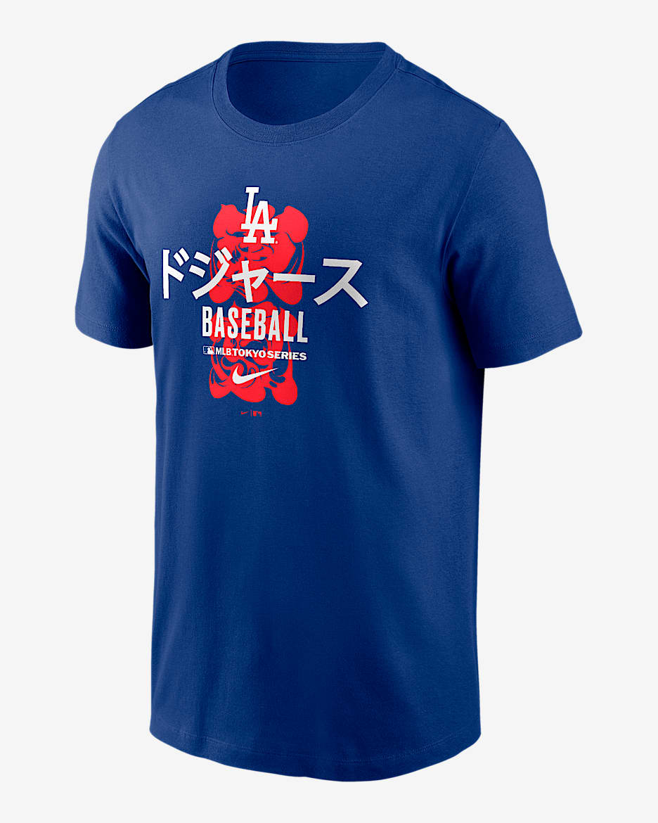 Playera Nike de la MLB para hombre Los Angeles Dodgers 2025 MLB World Tour Tokyo Series Baseball ...