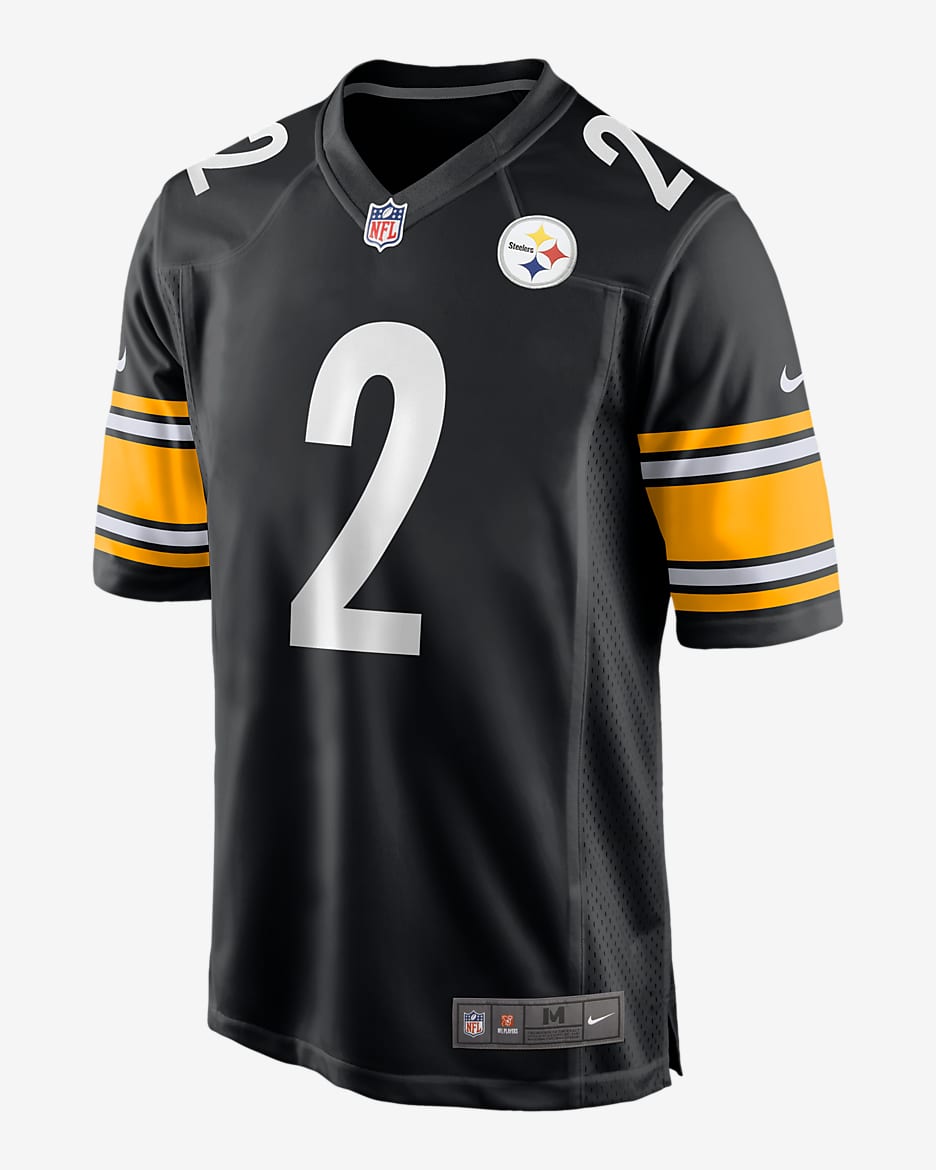 Justin Fields Pittsburgh Steelers Jersey Nike de la NFL Game para ...