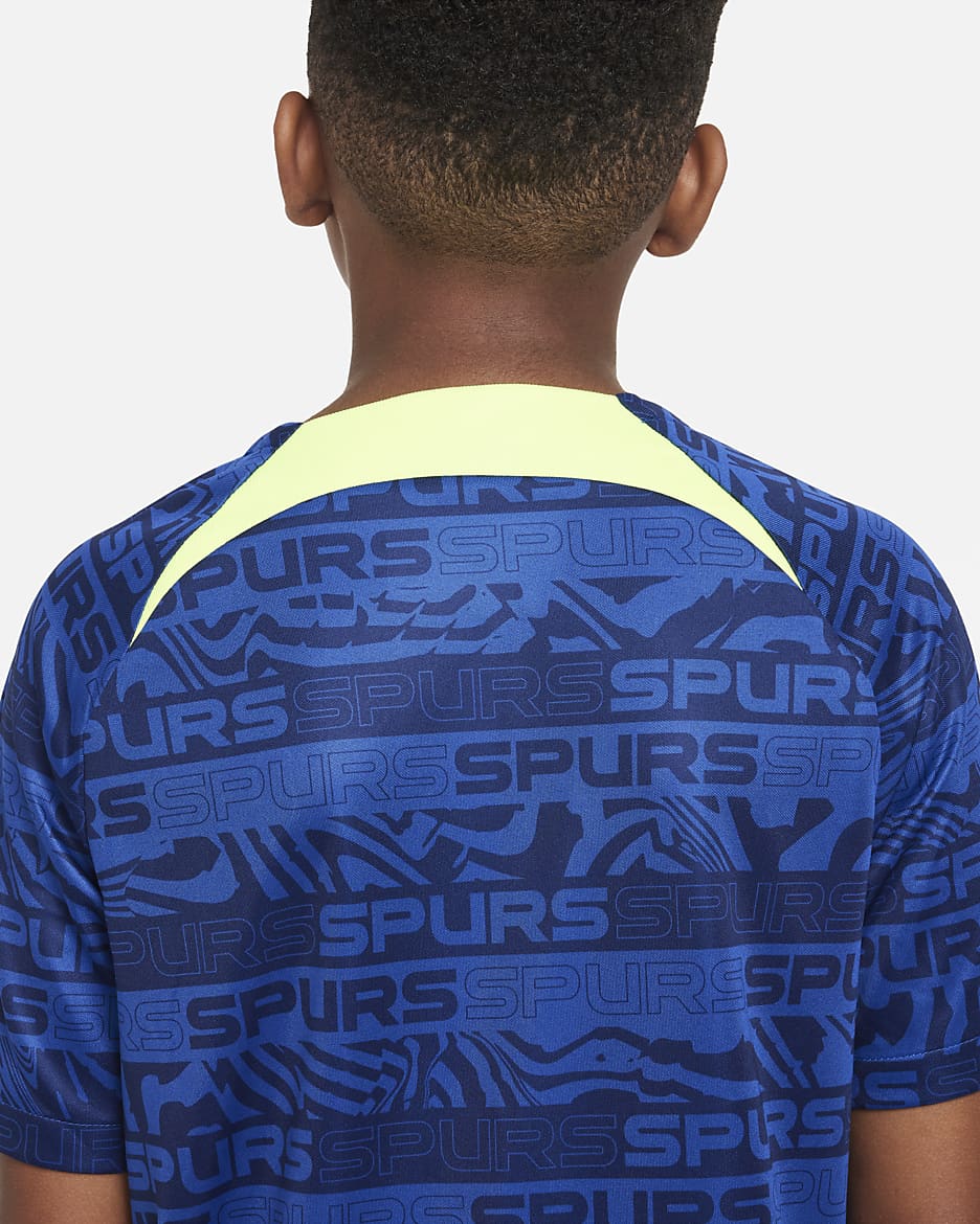Tottenham Hotspur Big Kids' Nike Dri-FIT Pre-Match Soccer Top. Nike.com