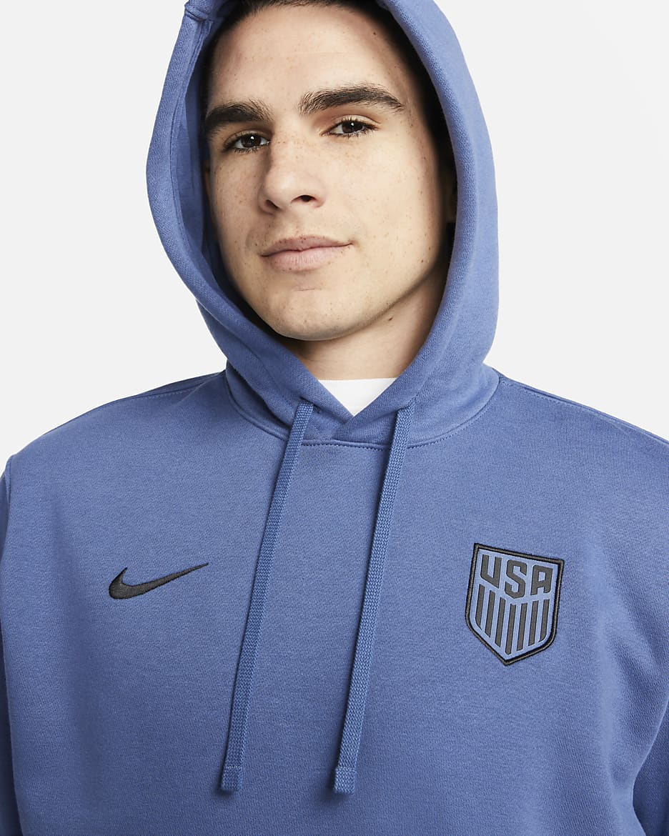 U.S. Club Fleece Men's Pullover Soccer Hoodie. Nike.com