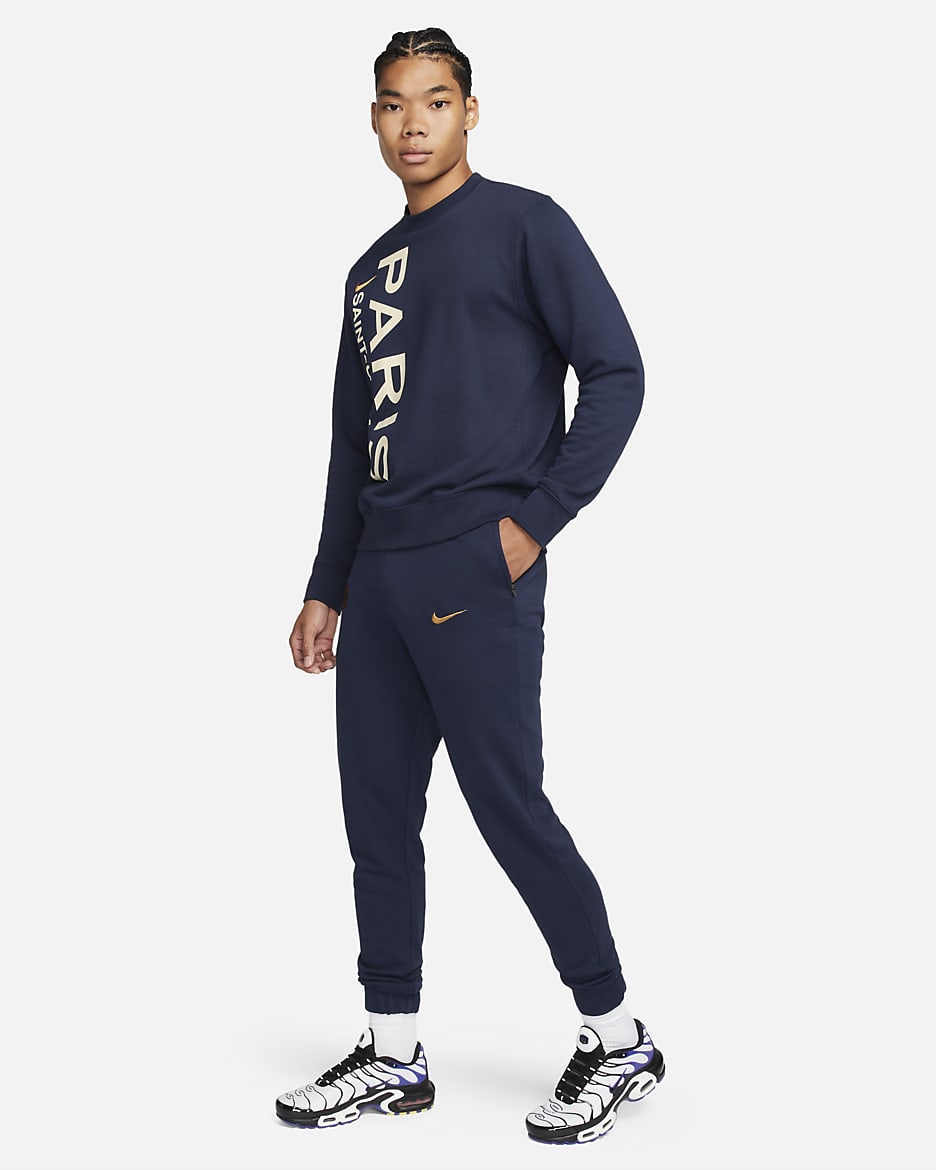 Pants de fútbol Nike de French Terry para hombre Paris Saint-Germain ...