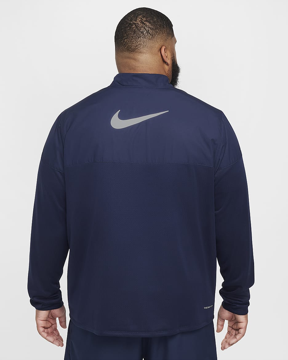 Nike Sphere Men's Therma-FIT Water-Repellent 1/2-Zip Running Top. Nike LU