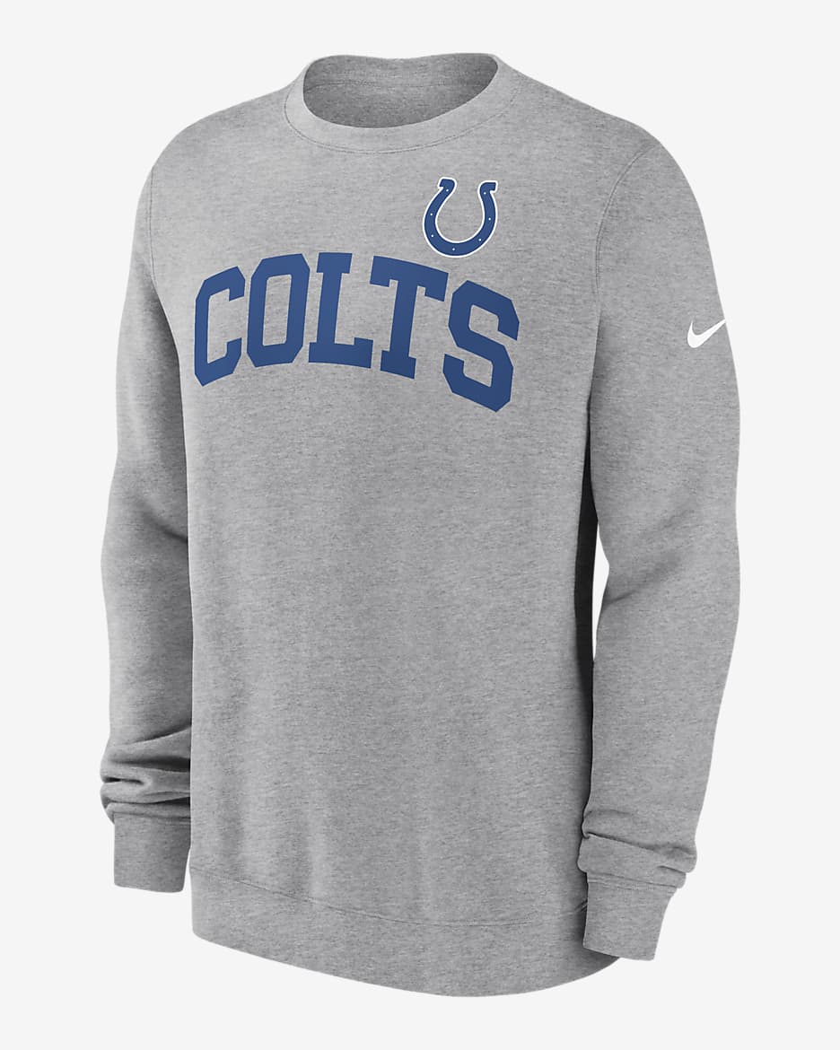 Indianapolis Colts Club Men's Nike NFL Pullover Crew. Nike.com