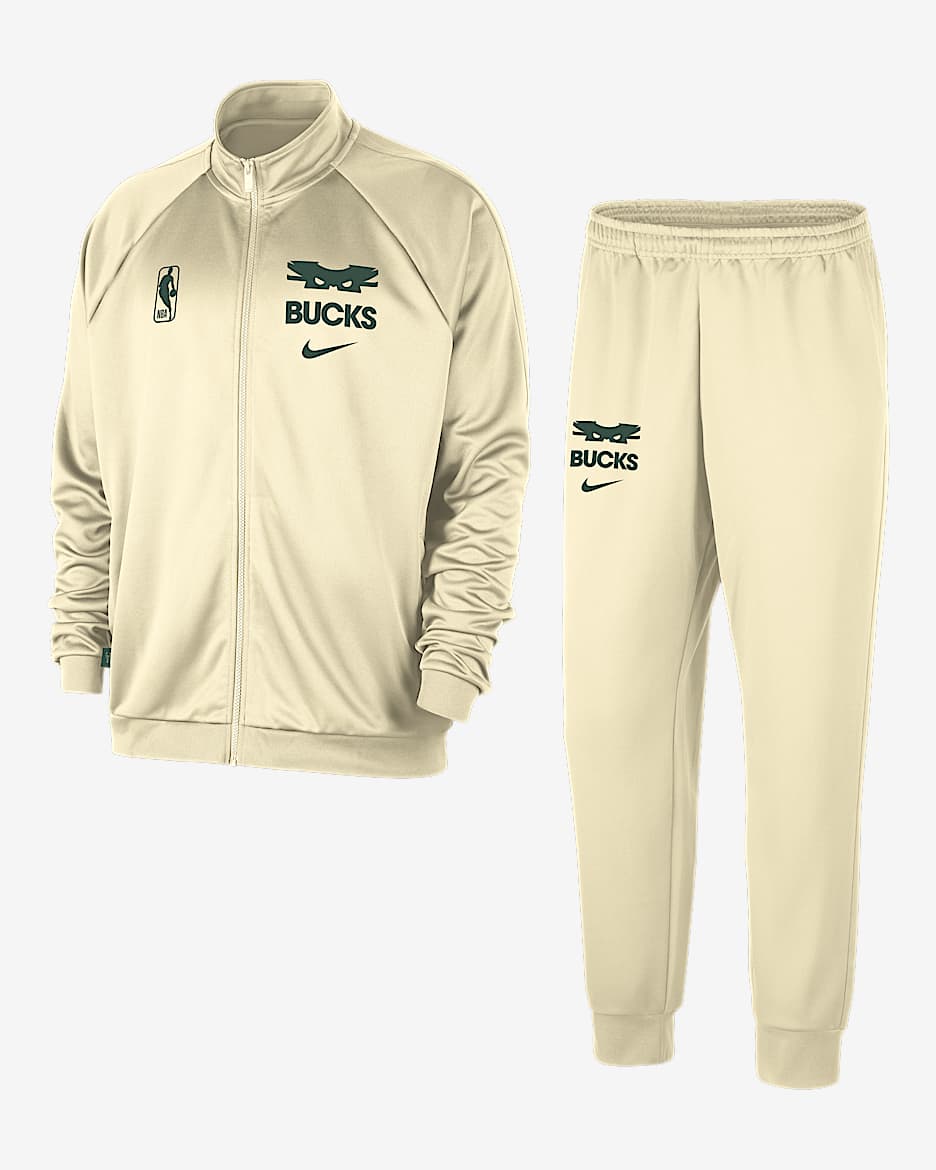 Milwaukee Bucks Club Courtside Men's Nike NBA Tracksuit. Nike IE