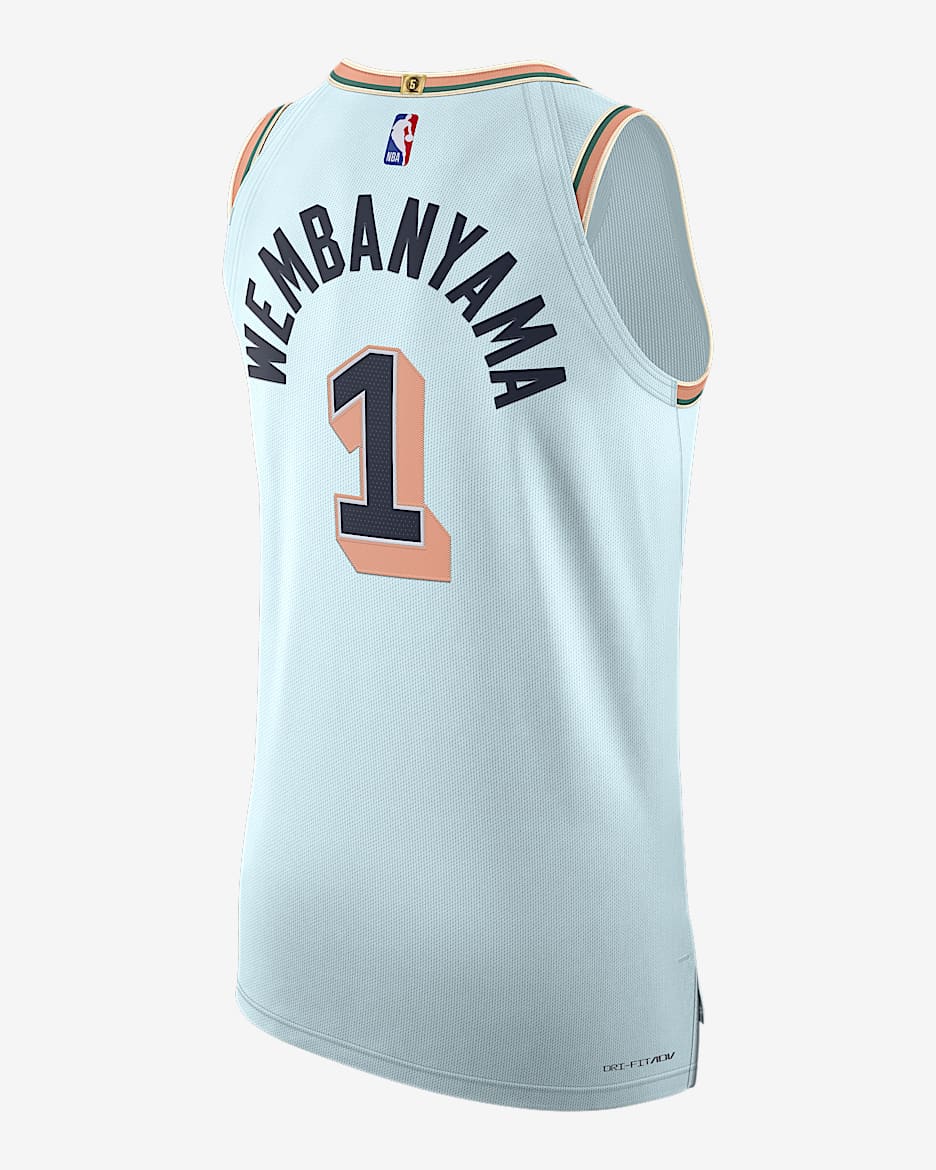 Victor Wembanyama San Antonio Spurs 2024/25 City Edition Nike Dri-FIT ...