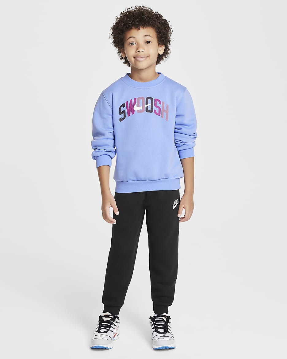 Nike Sportswear Powder Play Little Kids' Lightweight Fleece 2-Piece ...