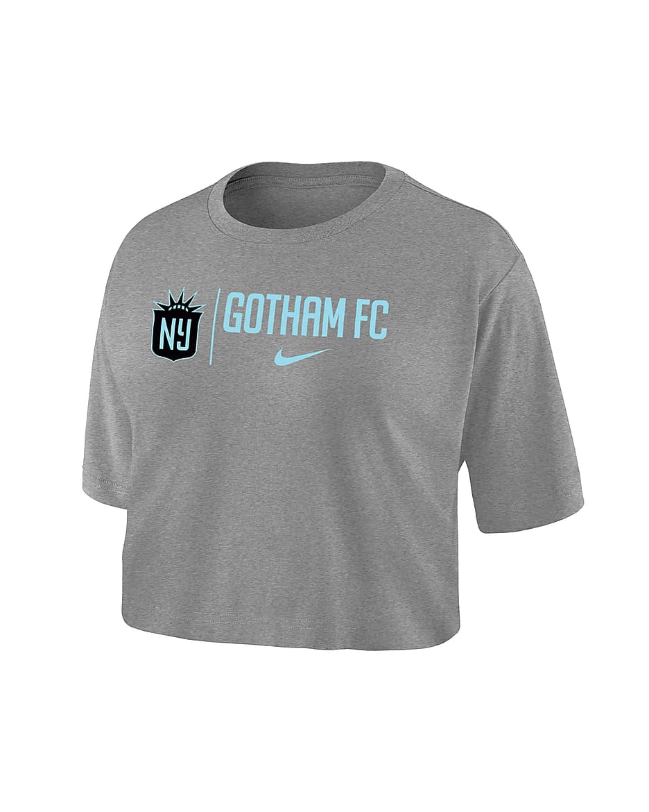 Gotham FC Women's Nike Dri-FIT Soccer Cropped T-Shirt. Nike.com