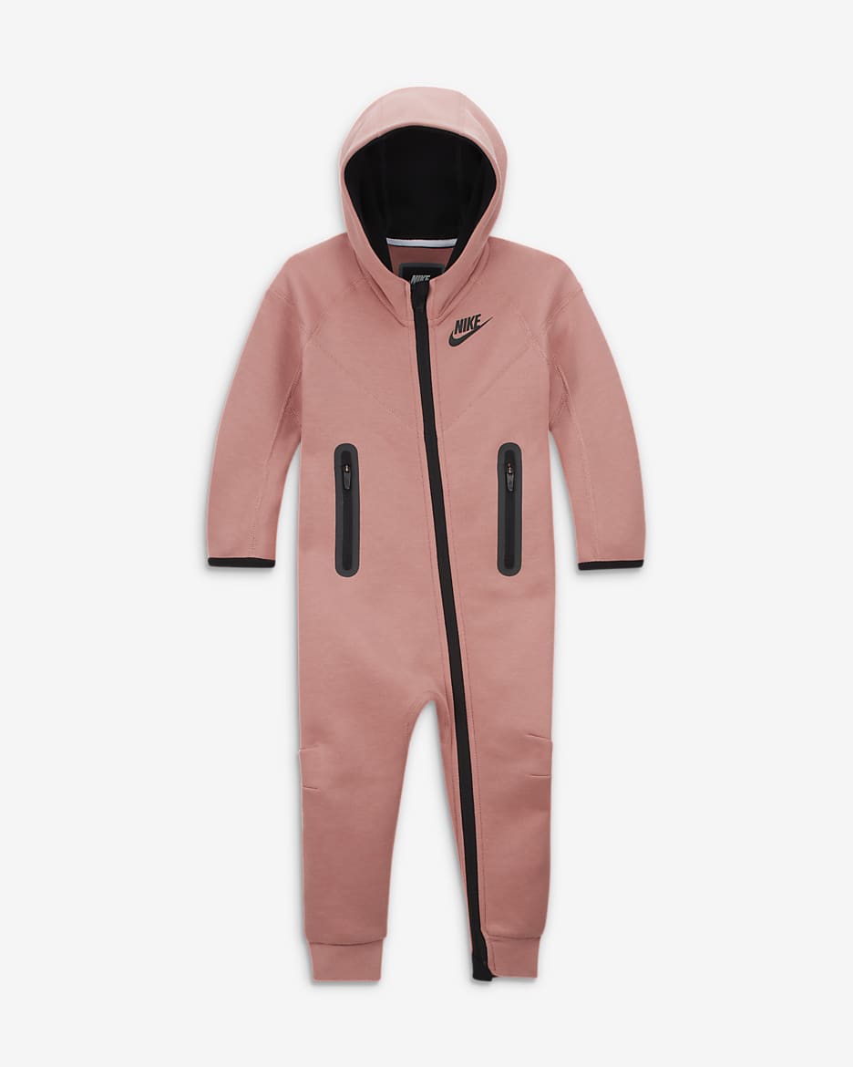 Mono con gorro para bebé Nike Sportswear Tech Fleece. Nike.com