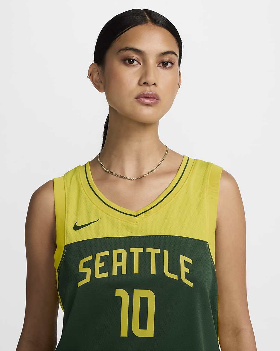 Seattle Storm Explorer Edition Women's Nike Dri-FIT WNBA Victory Jersey ...