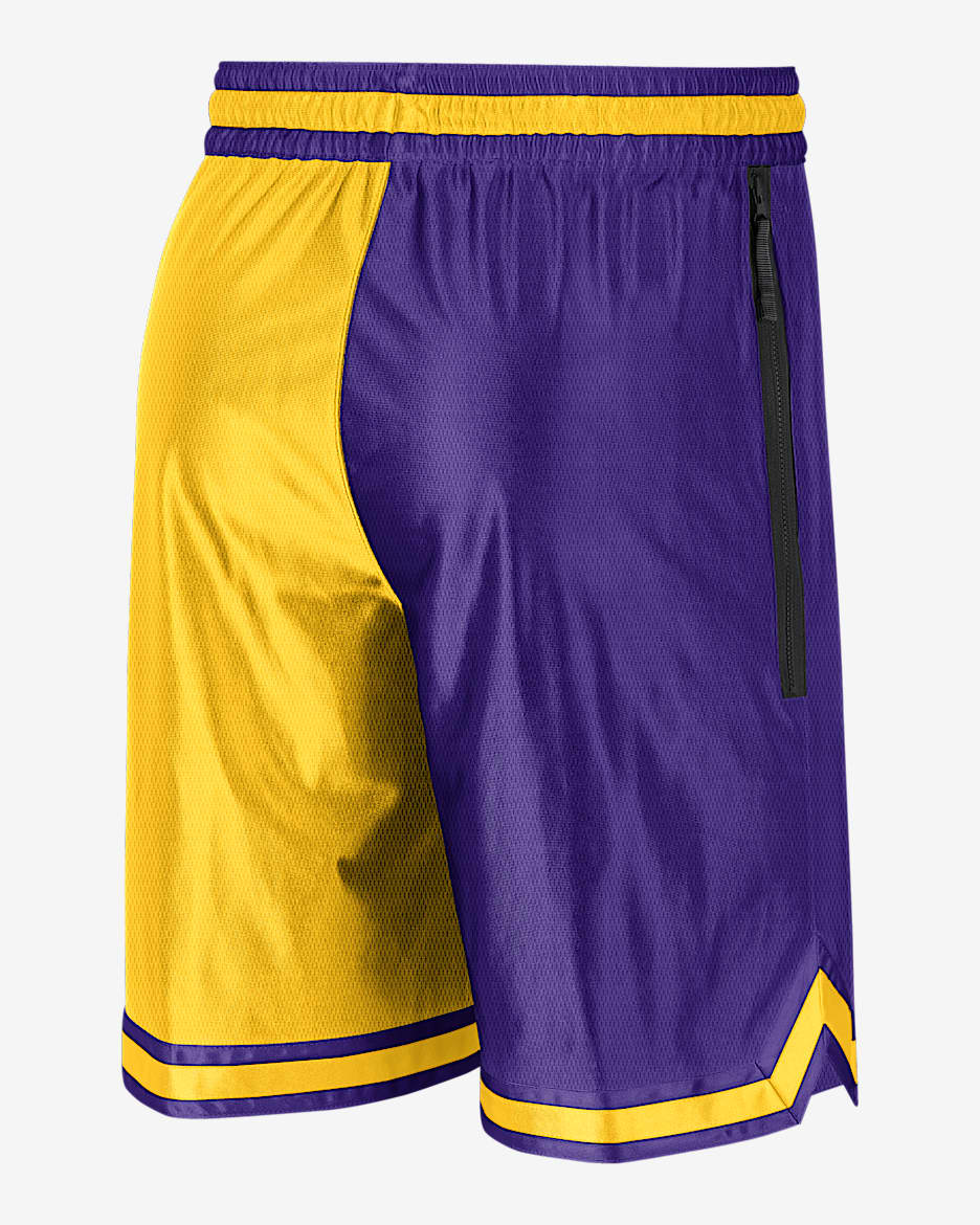 Los Angeles Lakers Courtside Men's Nike Dri-FIT NBA Graphic Shorts. Nike SG