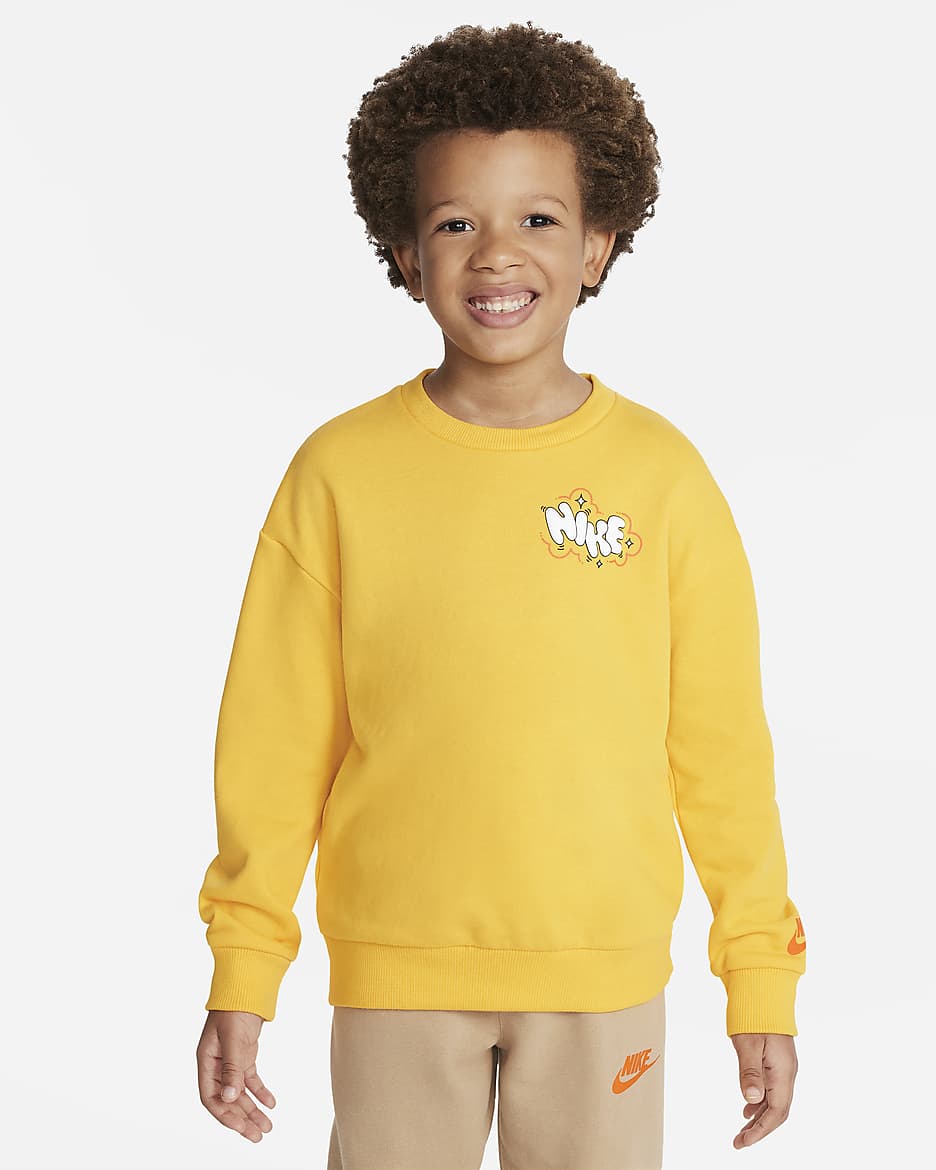 Nike Sportswear Create Your Own Adventure Little Kids' French Terry ...