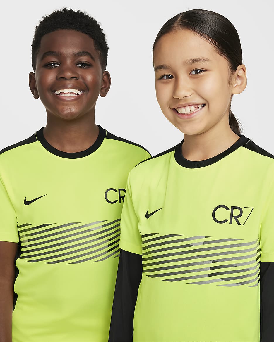 CR7 Academy Big Kids' Dri-FIT Soccer Top. Nike.com