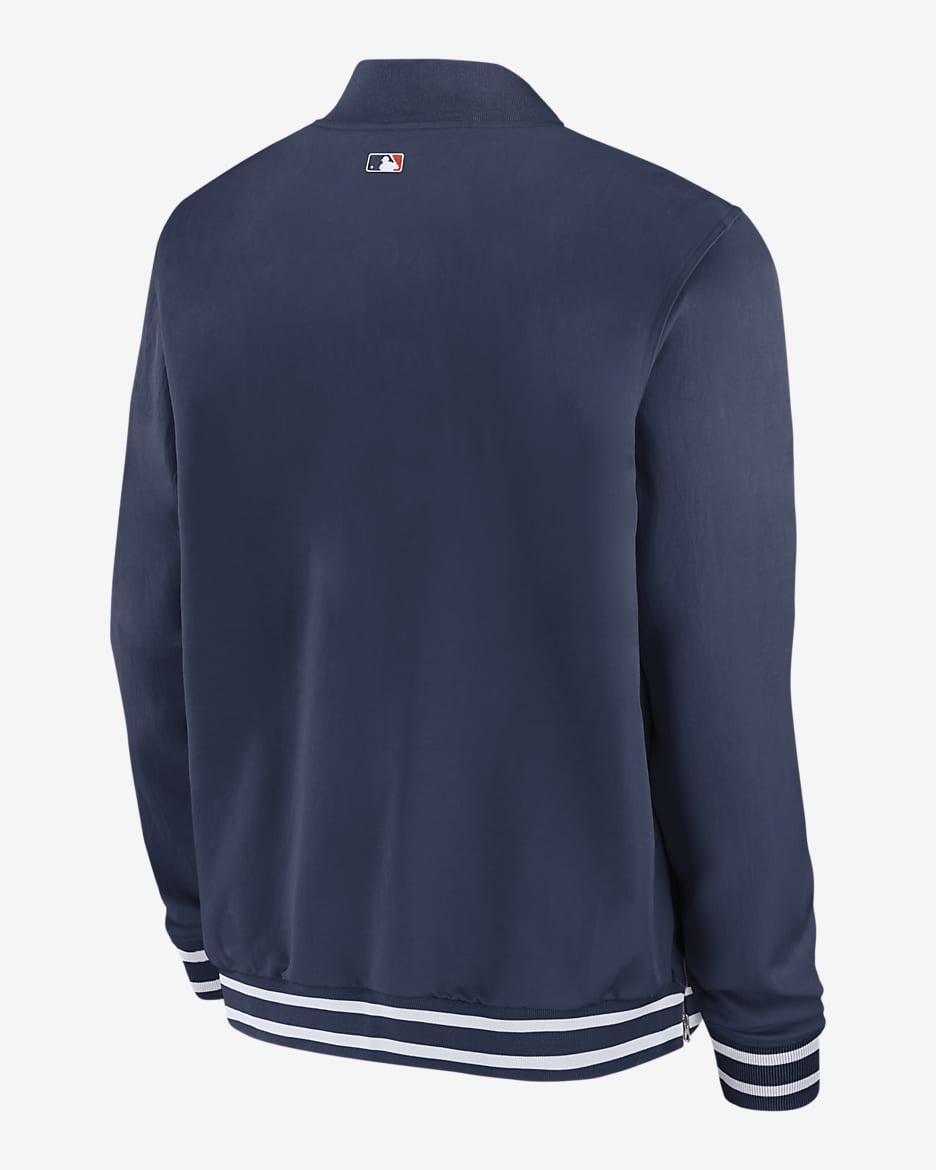 Houston Astros Authentic Collection Men's Nike MLB Full-Zip Bomber ...