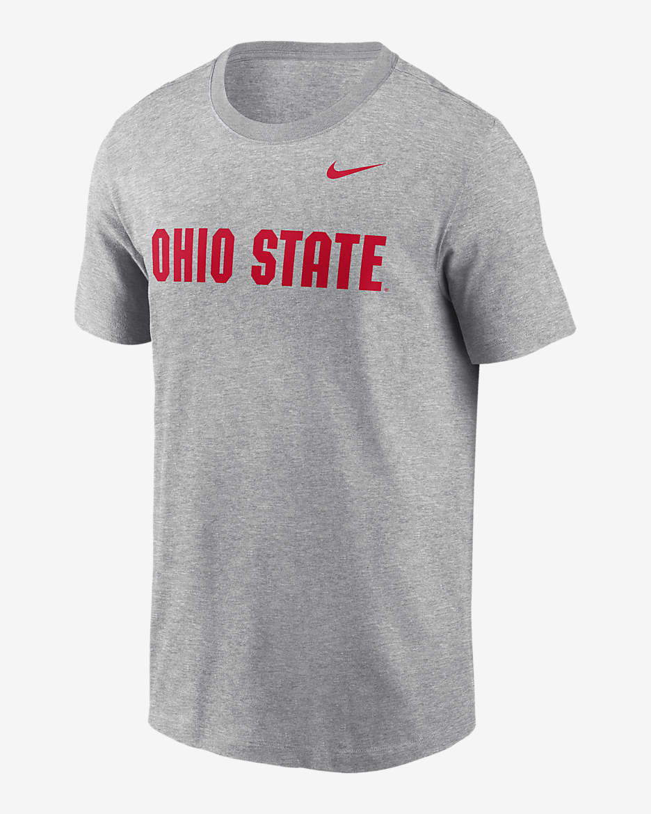 Ohio State Buckeyes Primetime Wordmark Men's Nike College T-Shirt. Nike.com