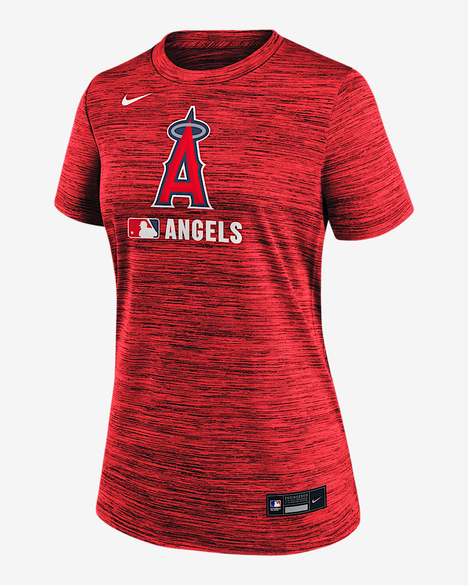 Los Angeles Angels Authentic Collection Velocity Playera Nike Dri-FIT ...