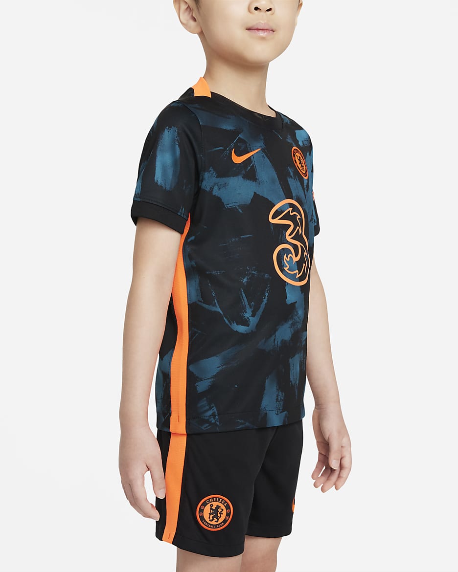 Chelsea FC 2021/22 Third Little Kids' Soccer Kit. Nike.com