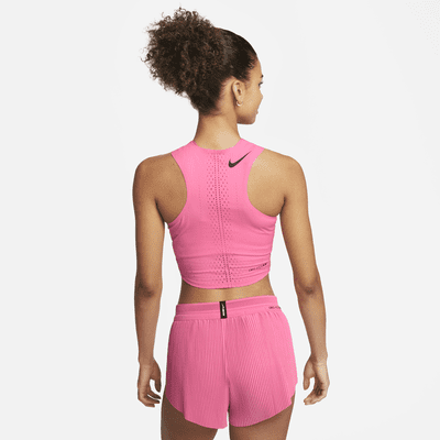 Nike Dri-FIT ADV AeroSwift Women's Running Crop Top. Nike LU