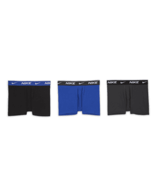 Nike Dri-FIT katoenen effen boxershorts voor kids (3 stuks). Nike NL