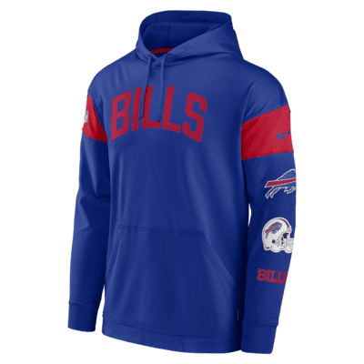 Sudadera con gorro sin cierre para hombre Nike Dri-FIT Athletic Arch Jersey (NFL Buffalo Bills ...