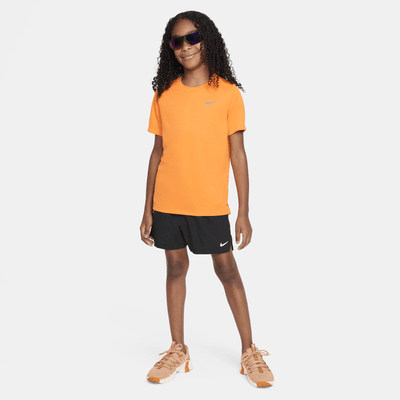 Nike Dri-FIT Miler Older Kids' (Boys') Short-Sleeve Training Top. Nike AU