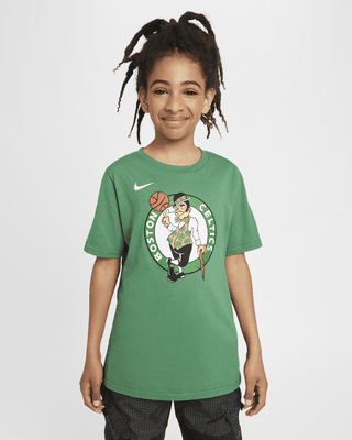 T-Shirt Nike NBA Logo Μπόστον Σέλτικς Essential για μεγάλα αγόρια. Nike GR