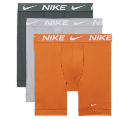 Nike Dri-FIT Essential Micro Long Boxer Briefs (3-Pack). Nike.com