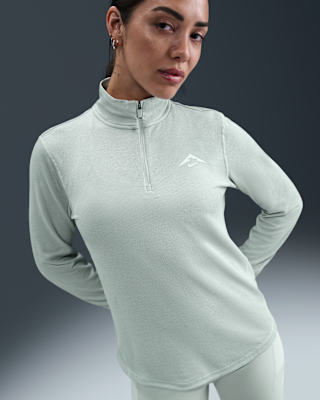 Capo midlayer da running con zip a 1/4 Dri-FIT Nike Trail – Donna. Nike CH