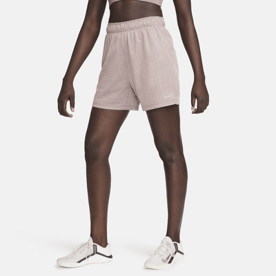 Short de fitness Dri-FIT taille mi-haute 13 cm non doublé Nike Attack ...