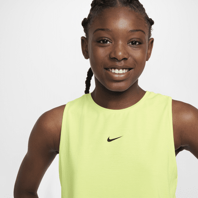Nike Pro Girls' Dri-FIT Training Tank Top. Nike.com