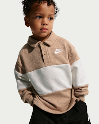 Nike Club Toddler French Terry Long-Sleeve Rugby Polo. Nike JP
