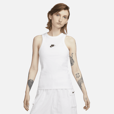 Nike Sportswear tanktop met ribbelstructuur voor dames. Nike NL