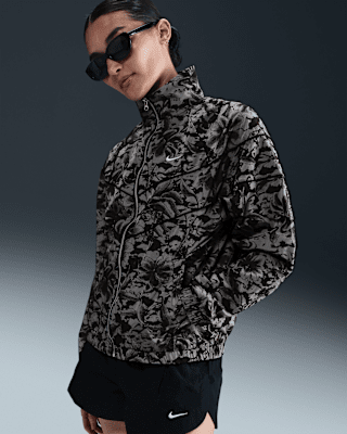 Nike Sportswear Windrunner Women's Loose UV Protection Woven Full-Zip Printed Jacket. Nike JP