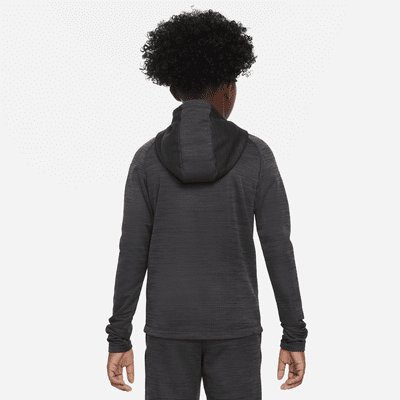 Nike Dri-FIT Academy Older Kids' Pullover Football Hoodie. Nike LU