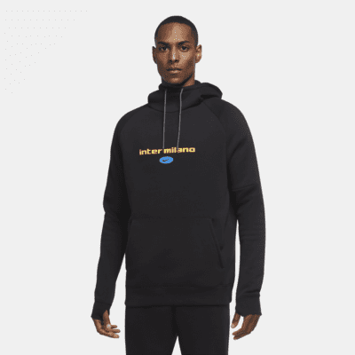 Inter Milan Fleece Erkek Kapüşonlu Sweatshirt'ü. Nike TR