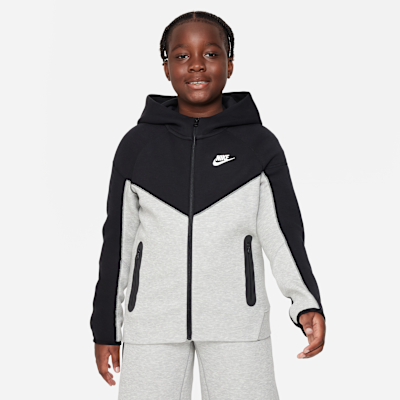 Nike Sportswear Tech Fleece Big Kids' (Boys') Full-Zip Hoodie (Extended Size). Nike.com