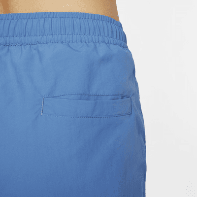 Nike Sportswear Everything Wovens Women's Mid-Rise Open-Hem Trousers. Nike LU