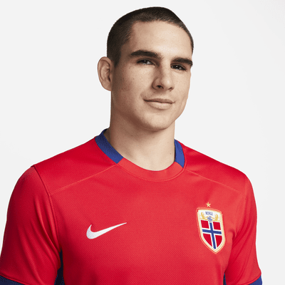 Norway 2023 Stadium Home Men's Nike Dri-FIT Football Shirt. Nike NO