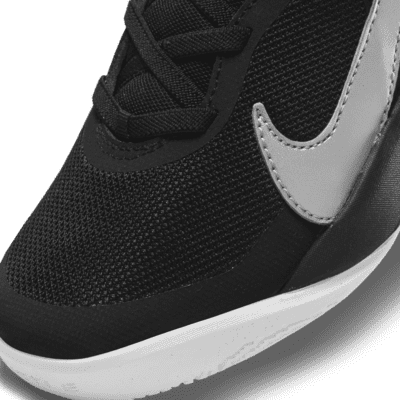 Nike Team Hustle D 10 FlyEase Younger Kids' Easy On/Off Shoes. Nike SG