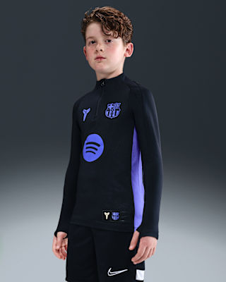 F.C. Barcelona Strike Away Older Kids' Kobe Dri-FIT Football Pre-Match ...