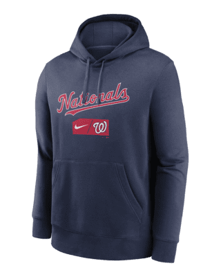 Nike Lettering Club (MLB Washington Nationals) Men's Pullover Hoodie ...