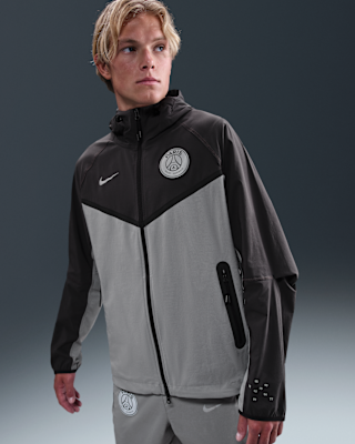 Paris Saint-Germain Tech Windrunner Men's Nike Football Full-Zip Woven ...