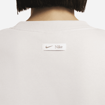 Nike Sportswear Phoenix Fleece Women's Oversized Crew-Neck Logo ...