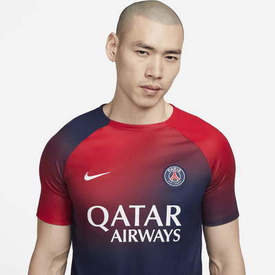 Paris Saint-Germain Academy Pro Men's Nike Dri-FIT Pre-Match Football ...