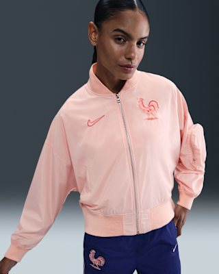 FFF Essential Women's Nike Football Oversized Bomber. Nike IE