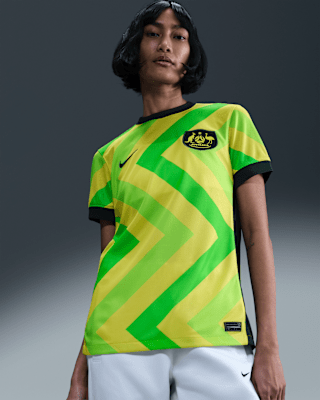 Australia 2025/26 Stadium Home Women's Nike Dri-FIT Football Replica ...