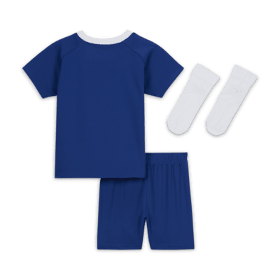 Chelsea F.C. 2023/24 Home Baby/Toddler Nike Dri-FIT 3-Piece Kit. Nike RO
