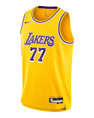 Luka Dončić Los Angeles Lakers Icon Edition Big Kids' Swingman Jersey ...