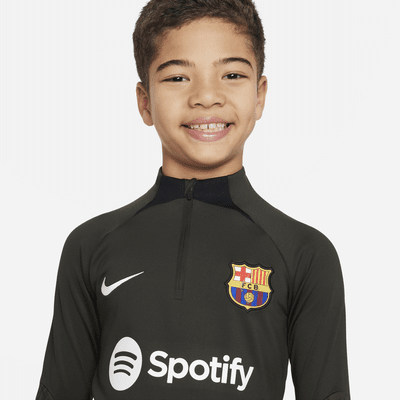 F.C. Barcelona Strike Older Kids' Nike Dri-FIT Knit Football Drill Top. Nike AU