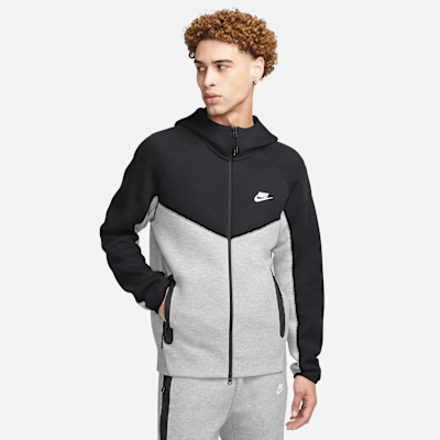 Sweat à capuche et zip Nike Sportswear Tech Fleece Windrunner pour homme. Nike LU
